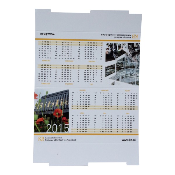 Driehoek Kalender Klein voordelig en snel laten Bedrukken